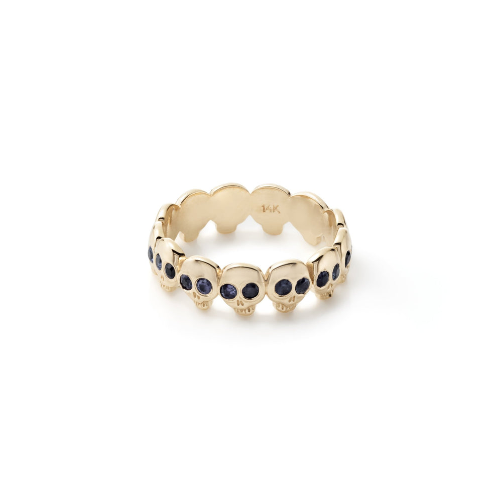 Solid 14K Gold Skull Ring | Custom Fine Jewelry | J.Tyler Jewelry